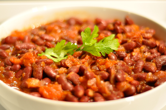 Recette - Haricots rouges & Tomates - Menu By Menu